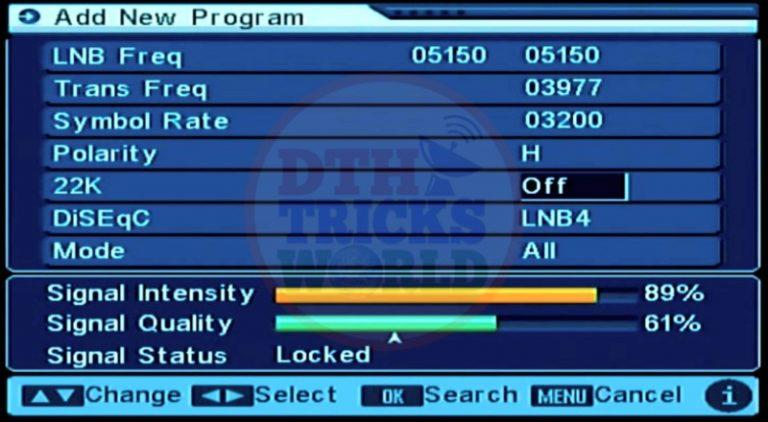 LNB Frequency Setting For All Satellites Transponders - DTH TRICKS WORLD